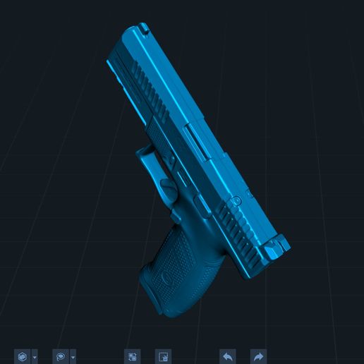 🔫 CZ P-10 F MOLD・ STL File for 3D printing and CNC machining - Laser ...