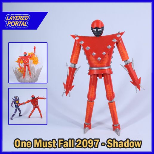 🍂 One Must Fall 2097 - Shadow・ 3D File for ・Cults