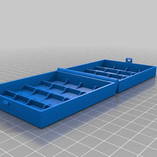Free 3D file 18650 Battery Box - Hinge Print in Place 🔋 ・3D printing ...