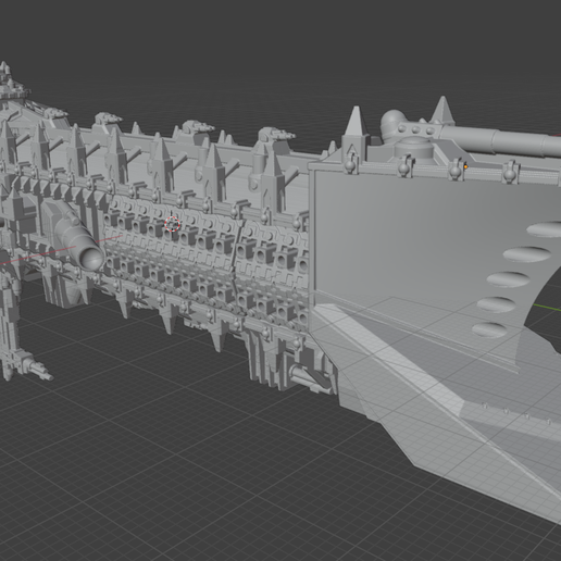 🔫 Gloriana Class Custom Side Cannon - BFG・ STL File for 3D printing・Cults