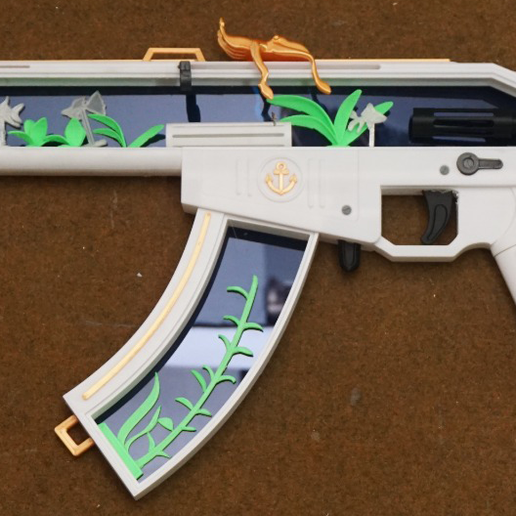 🎨 Valorant 1:1 Neptune Vandal (the blub blub Rifle) Cosplay Props - FDM ...