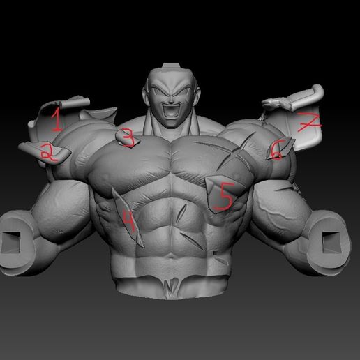 3D file Broly 💬 ・3D print model to download・Cults