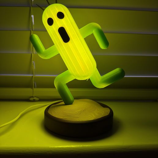 🔦 Final Fantasy Cactuar Lamp・ STL File for 3D printing・Cults