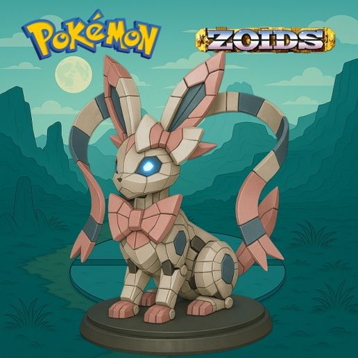 🆓 Mecha Eevolutions pack・ STL File for 3D printing・Cults
