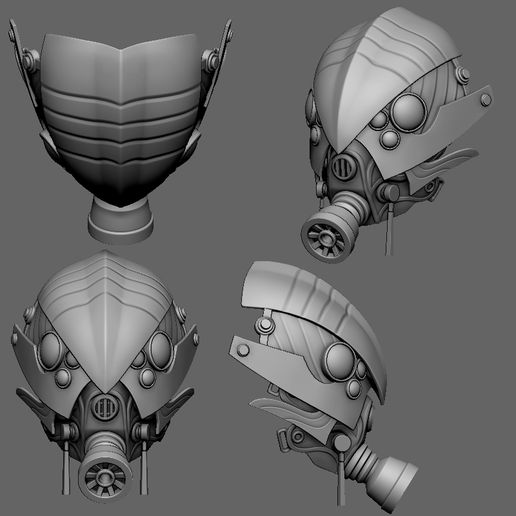 🎭 Tamsy Full Mask _Gachiakuta・ 3D File for 3D printing・Cults