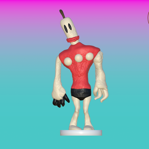 🗿 Klaymen 3D Model - The Legend of Neverhood・ STL File for 3D printing ...