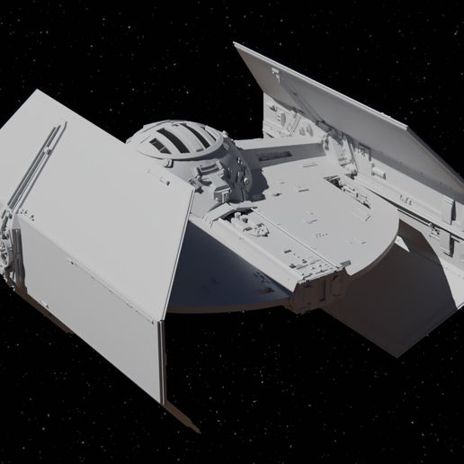 STL file TIE Advanced X1 👔 (OBJ)・3D printer design to download・Cults