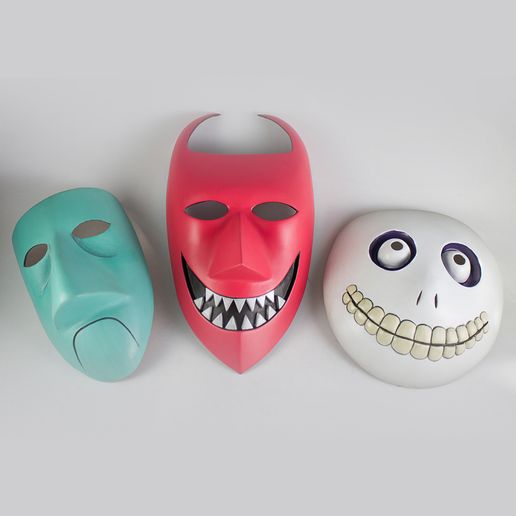 🔒 LOCK MASK NIGHTMARE BEFORE CHRISTMAS・ STL File for ・Cults