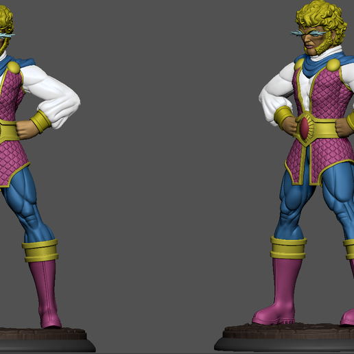 STL file Teen Titans Jericho Figure 🦸 ・3D printer design to download・Cults