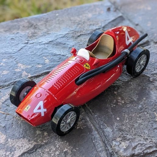 🚗 1954 Ferrari 553 F1 (Pinewood Derby Car Shell)・Free 3D File for ・Cults