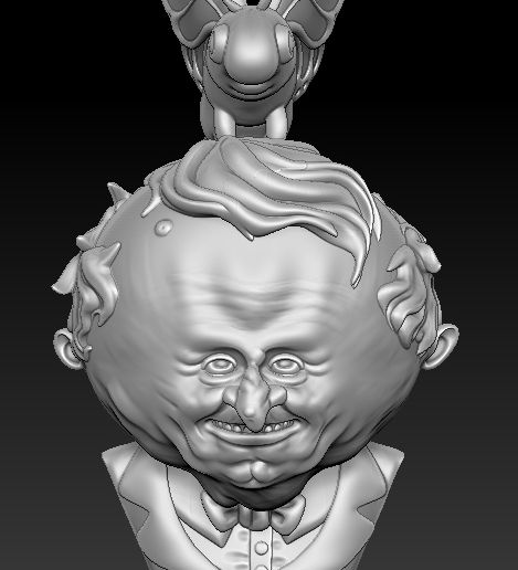 OBJ file Smiling Friends Boss Statue 👤 ・3D printer model to download・Cults