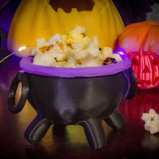 🆓 FREE Halloween Mini Witches Cauldron・Free STL File for 3D printing・Cults
