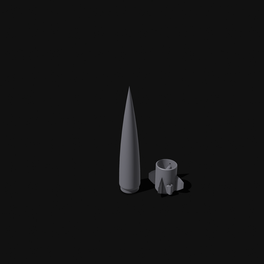 🚀 CF Model Rocket・ STL File for 3D printing・Cults