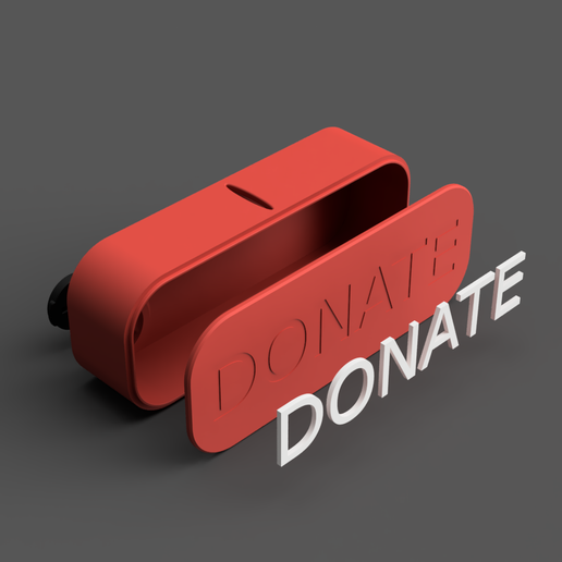 📦 Donation Box・ STL File for 3D printing・Cults