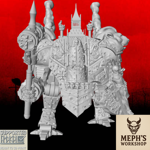 🎲 Divine Agony Engine・ STL File for 3D printing・Cults