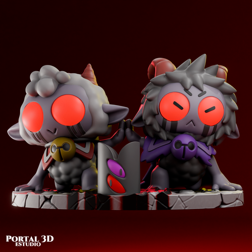 arquivo STL Cult of The Lamb/ Unholy Alliance 🐐 ・ideia de impressão 3D ...
