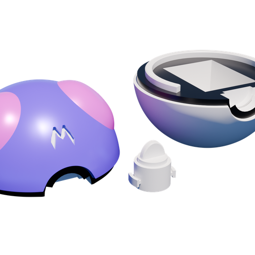 🐉 Storage Deck Master Ball / Range Deck Master Ball・ STL File for 3D ...