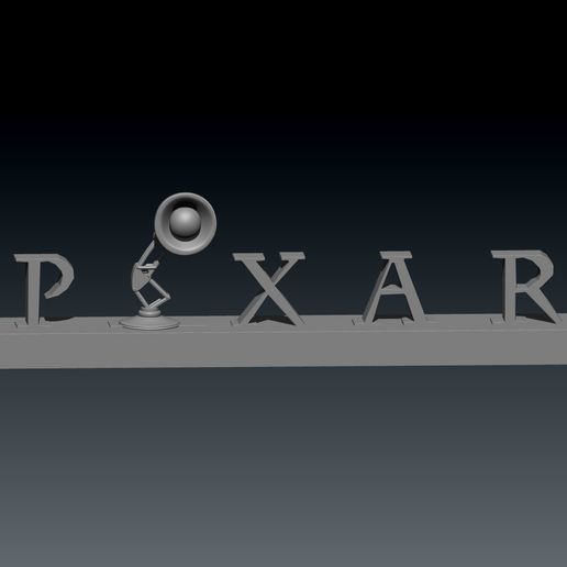 Archivo 3D Pixar logo decorativo 🎨 ・Objeto para impresora 3D para ...
