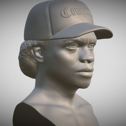 👤 Eazy-E bust for 3D printing・ STL File for 3D printing・Cults