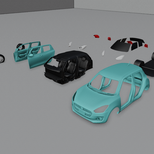STL file Suzuki Swift 2022 👽 ・3D printing design to download・Cults