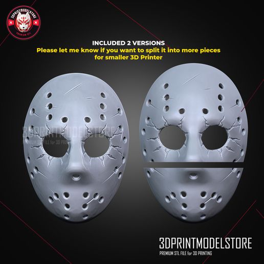 💬 Jason Mask Friday The 13th 3D Print Model - Anime, Manga, Cosplay ...