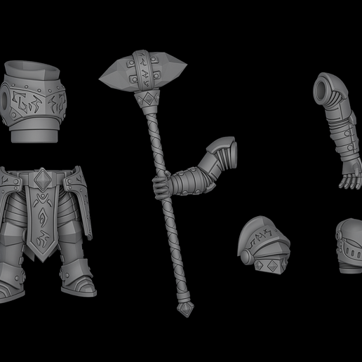 Free 3D file Lorian Runesmith LO1 🛰 ・3D print model to download・Cults