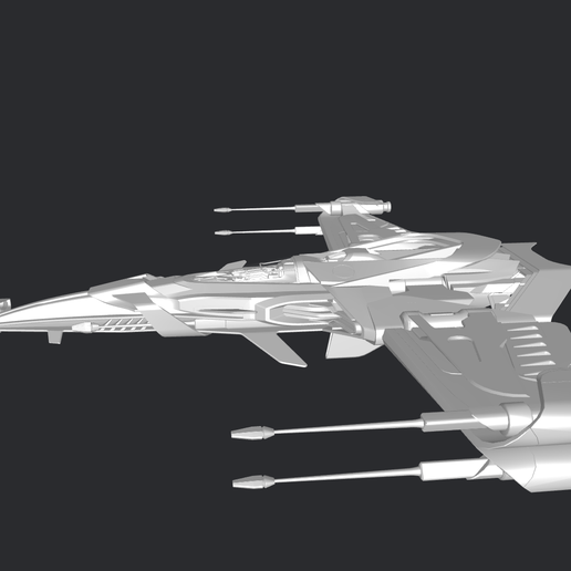🚀 Spaceship-1-3D print model・Free 3D File for ・Cults