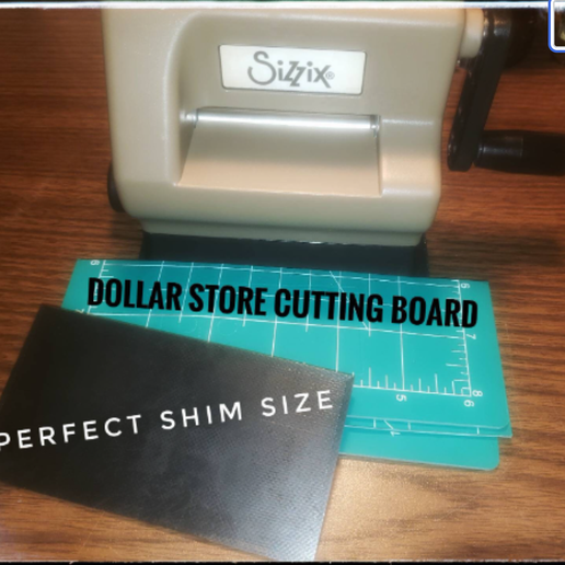 Free STL file Sizzix Sidekick Shim for Dollar Store Cutting Boards 💵 ...