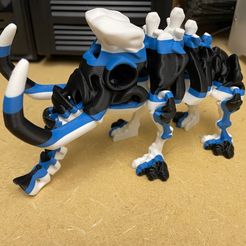 3D printer Flexi Factory Skeleton Mammoth • made with Bambu Lab P1S・Cults