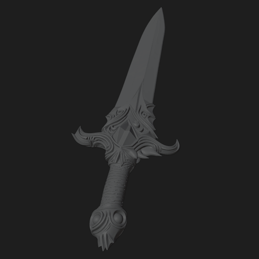 🗡️ Shiny Purple Dagger - Fantasy Cosplay Prop・ 3D File for 3D printing ...