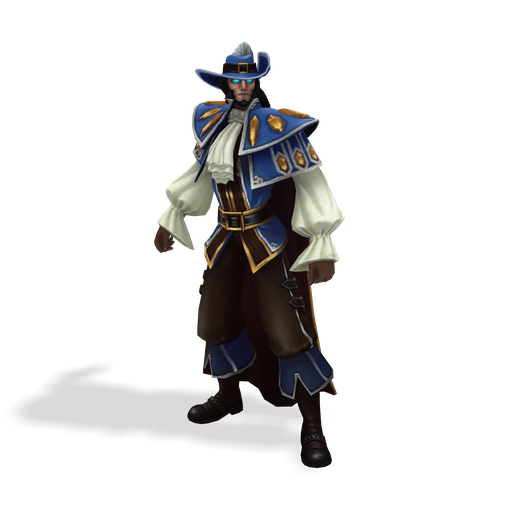 STL file Musketeer Twisted Fate League of Legends 3D print model 🎲 ・3D ...