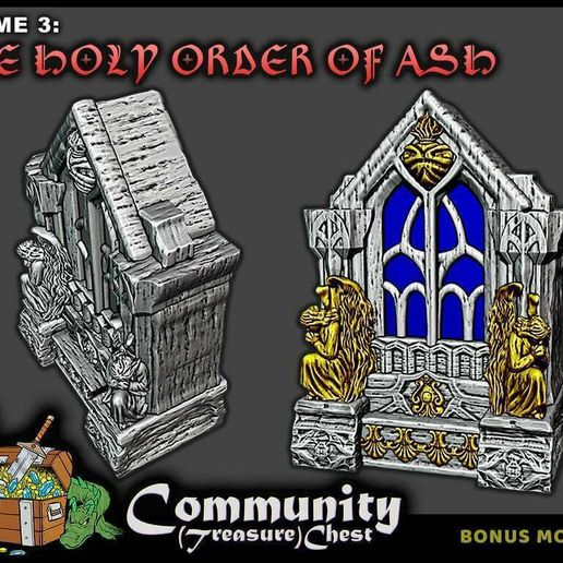 ⛩️ Large Religious Shrine - 28mm・Free STL File for ・Cults