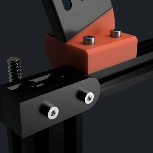 🔧 Ender3 Angled Spool Mount・Free STL File for ・Cults