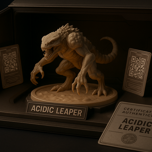 👽 Acidic Leaper – Alien Bio-Weapon Creature | 3D Printable STL (Cosmic ...
