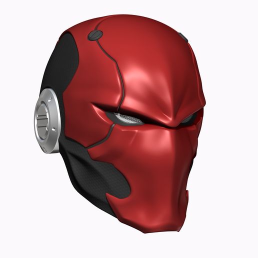 🪖 DC - Red Ronin Red Hood Helmet Cosplay Mask・ STL File for ・Cults