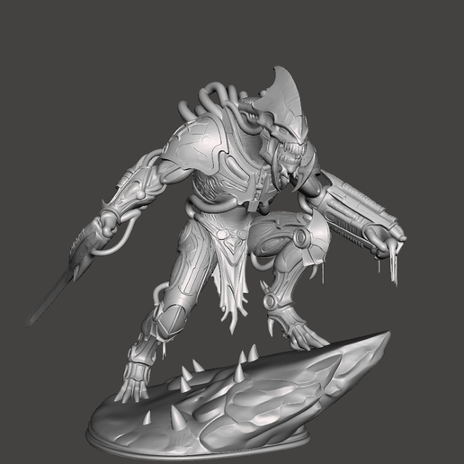 🦸 Bio-Apex Predator - Galactic Horror Collectible Figure・ 3D File for ...
