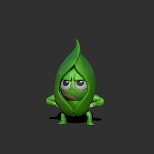 STL file Frijolito Mucha Lucha Lucha 🦸 ・3D print design to download・Cults