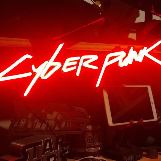 STL file CYBERPUNK NEON LED 2077 NEONLED 🪞 ・Design to download and 3D ...