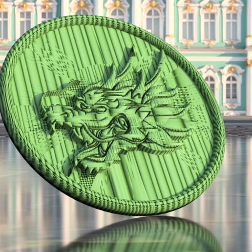 🐉 Dragon Coaster 🐉・Free STL File for 3D printing・Cults