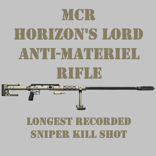 🔫 Horizon's Lord Anti-Materiel Rifle・ 3D File for 3D printing・Cults