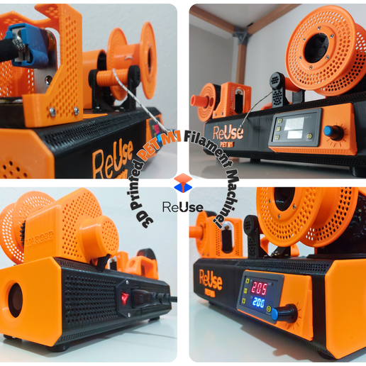 📁 PET M1 PRO Digital File | 3D Model of PET Bottle Filament Maker – DIY Recycling Machine・ 3D ...