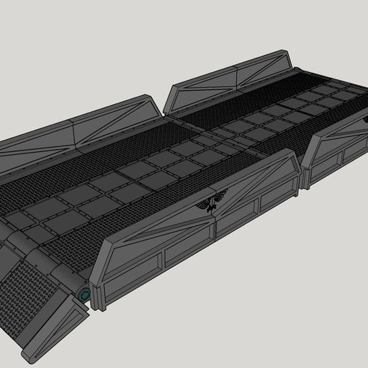 🌉 MODULAR ASSAULT BRIDGE・ 3D File for 3D printing・Cults