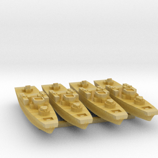 STL file Fairmile H class LCL-L2 1:1200 WW2 ♟ ・3D printer model to ...