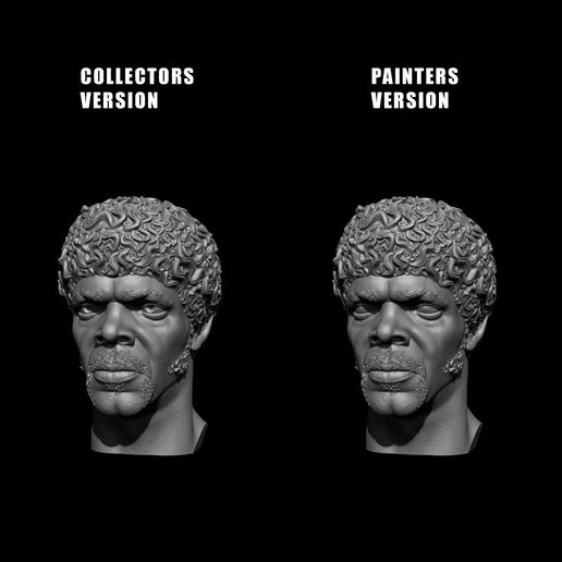 👤 Pulp Fiction – Complete 3D Printable Bust Pack STL and OBJ・ 3D File ...