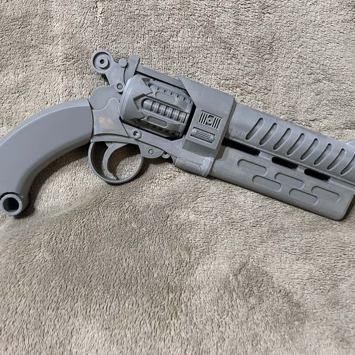 🔫 DZ-25 "Grond" Slugthrower Blaster Pistol・ 3D File for 3D printing・Cults