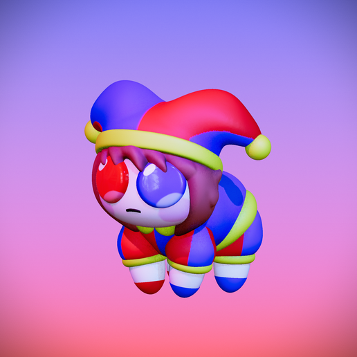 🐱 Pomni cat Kawaii / 3mf・ STL File for 3D printing・Cults
