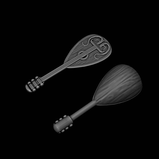 🎲 Lute・Free STL File for 3D printing・Cults
