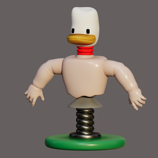 🎨 Ducky – Toy Story Fan Art・Archivo STL para Impresión 3D・Cults