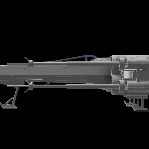 🚀 Model-X MK I (1/12 масштаб)・Бесплатный STL для 3D-печать・Cults