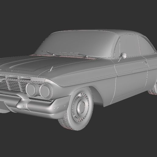 🚙 Chevrolet Impala 1961 Coupe・ STL File for 3D printing・Cults